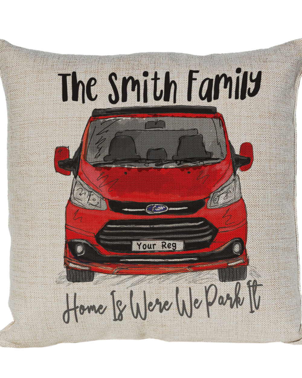 Personalised New Transit Custom Camper Van Cushion Panel Van Cushion ...